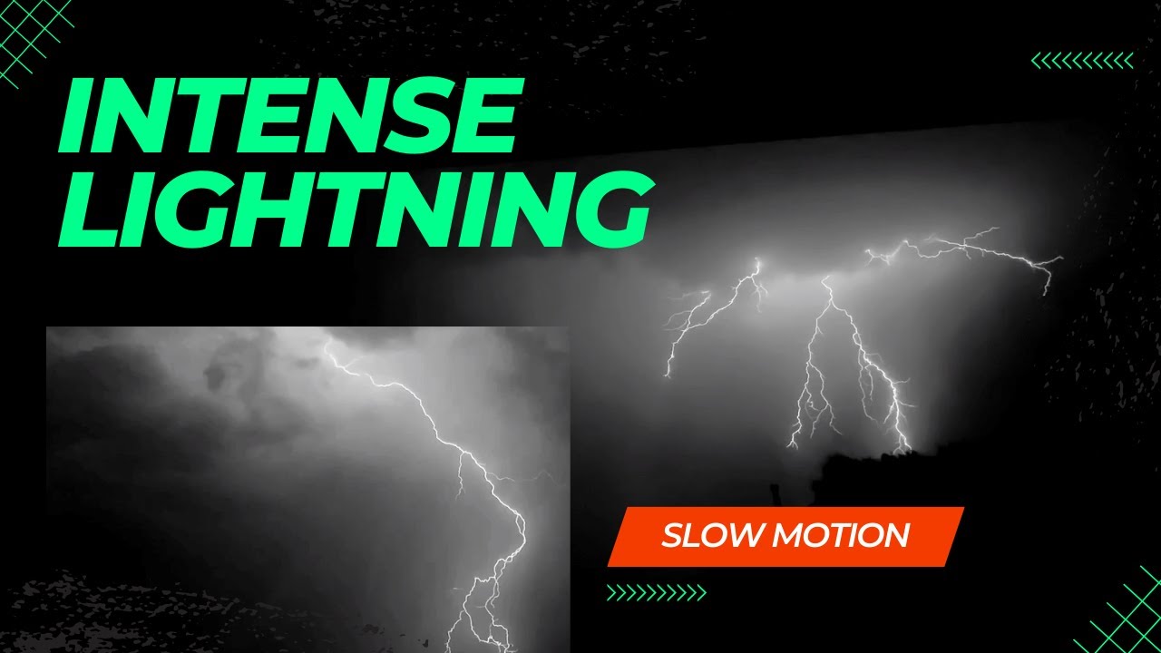 Lightning Storm Slow Motion - YouTube