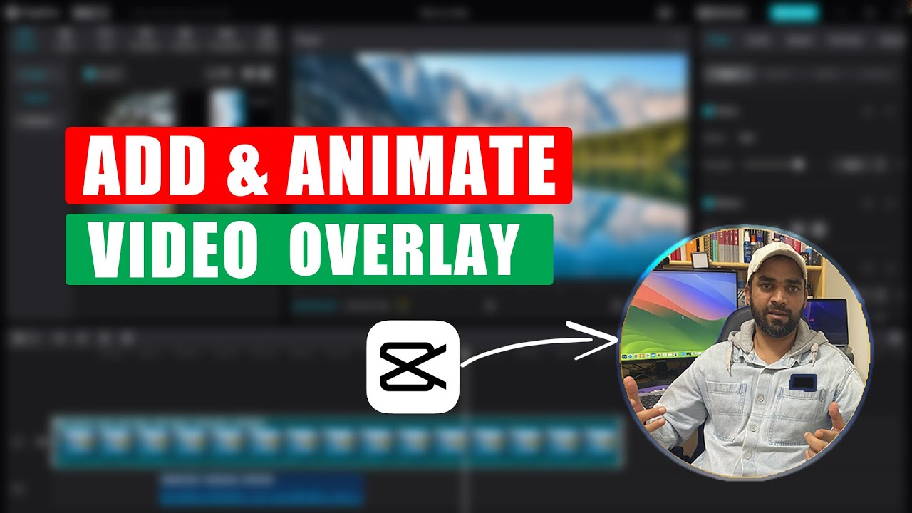 How to Edit and Animate Talking Head Overlay Video in CapCut - YouTube