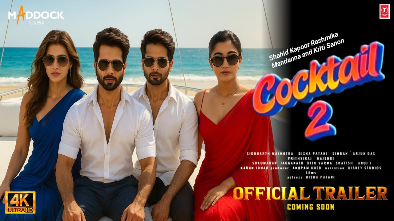 Cocktail 2 Trailer | Shahid Kapoor New Movie | Rashmika Mandanna ...