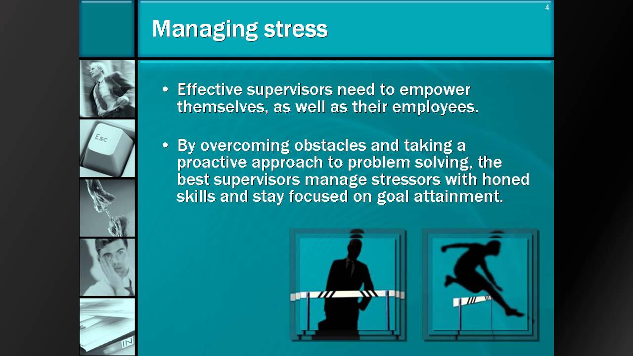 Stress Management Tips for Supervisors Training 3 - YouTube