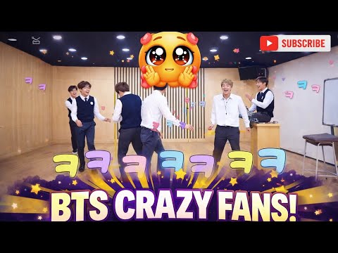 BTS Crazy Fans Moment 😂 | Funny Dance Practice & Laughing Chaos 💜 | Must Watch BTS Fun Video😅😩