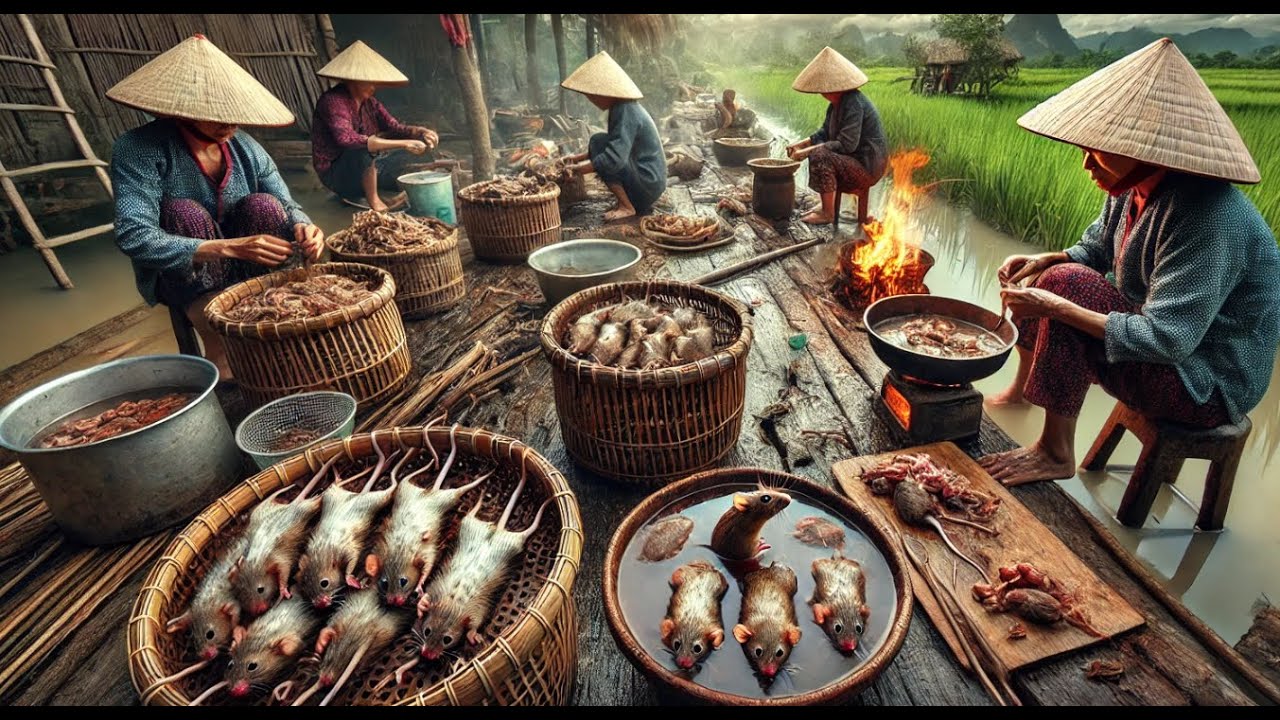 Shocking!How Vietnam's farmers raise and process thousands of field ...