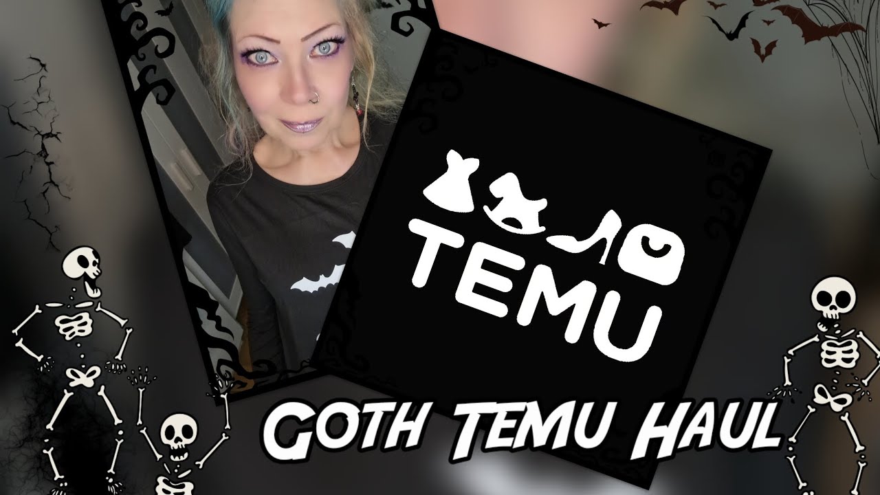 Goth Temu Haul | Gothyoutuber | Eldergoth - YouTube