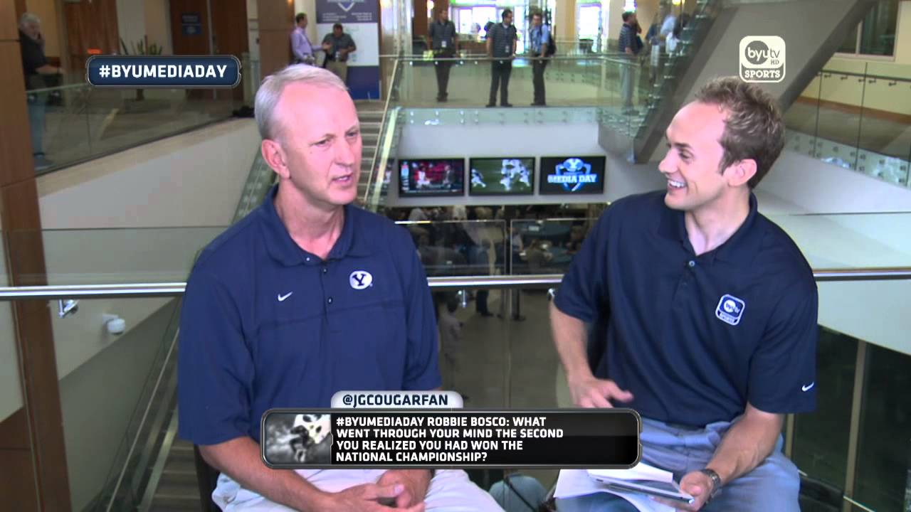 Robbie Bosco - BYU Football Media Day 2013 - YouTube