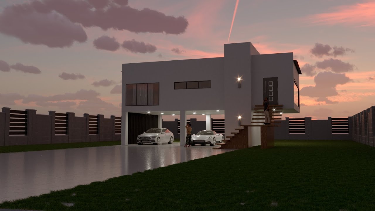 3D ARCHITECTURAL BUILDINGS WITH CINEMA 4D - YouTube