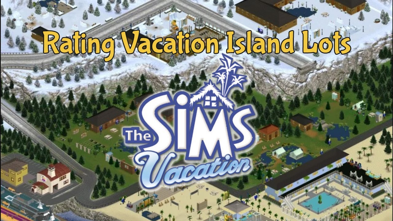 Retro Review: Rating Vacation Island Lots in the Sims 1 Vacation! - YouTube