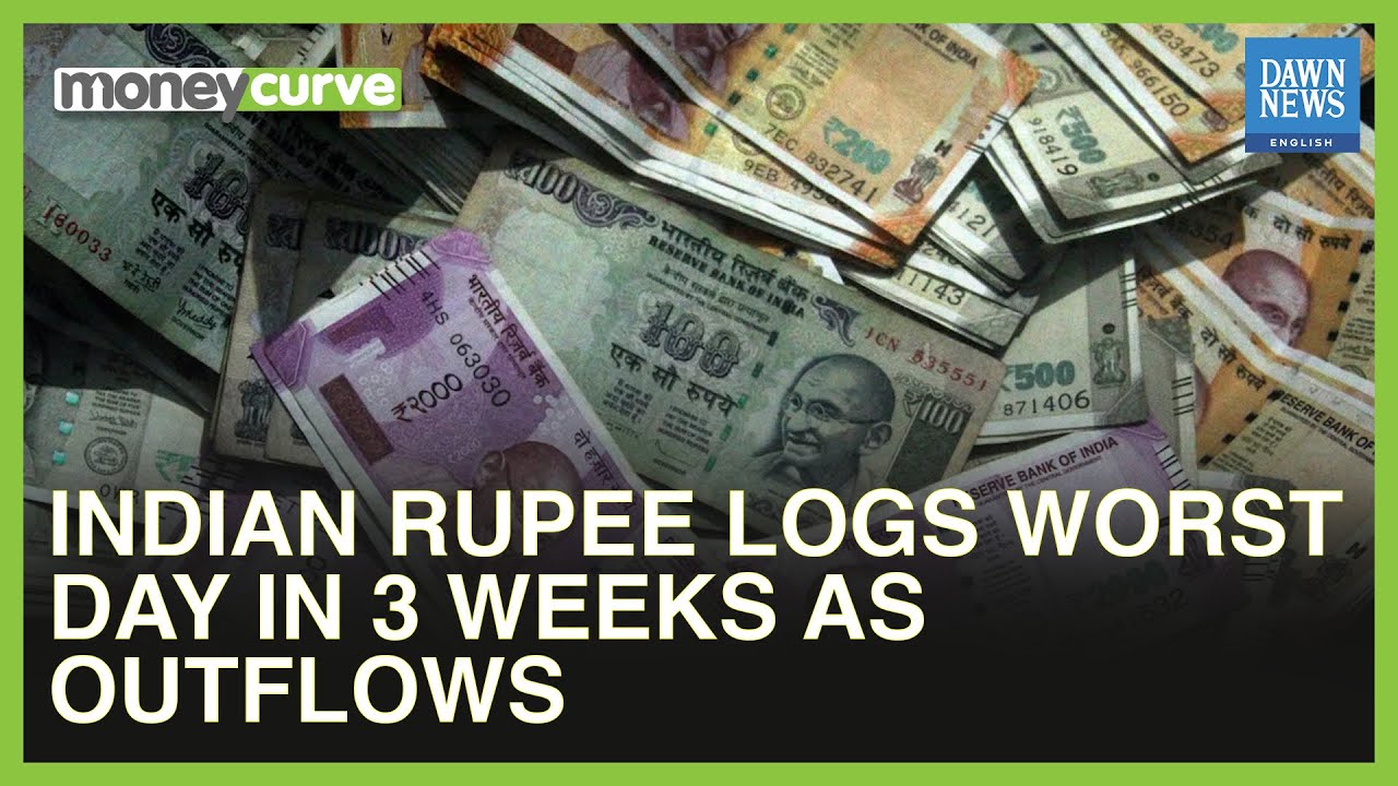 Indian Rupee Logs Worst Day In 3 Weeks As Outflows | Dawn News English ...