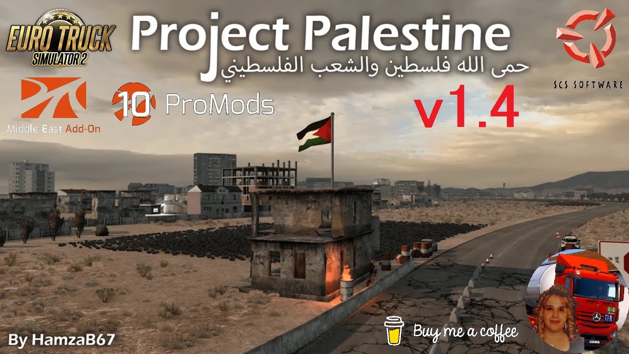 Euro Truck Simulator 2 (1.52) Project Palestine v1.4 by HamzaB67 [1.52 ...