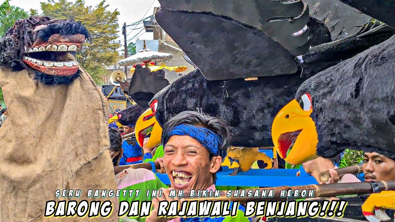 BARONG DAN RAJAWALI BENJANG!!! BIKIN SERU SUASANA - Seni Benjang Lugay ...