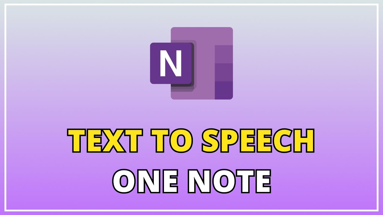 Convert Text To Speech With OneNote! ♻ FREE - YouTube