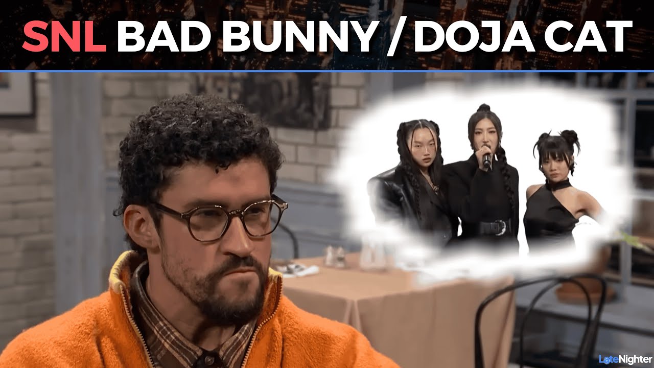 Bad Bunny / Doja Cat SNL Roundtable With Punkie Johnson - S51 E1 - YouTube