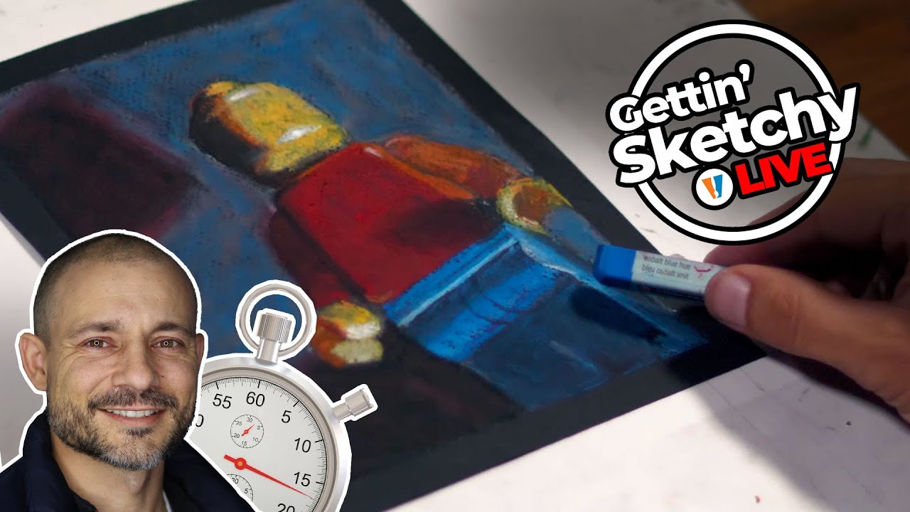Toy Drawing with Oil Pastels - Gettin' Sketchy - YouTube