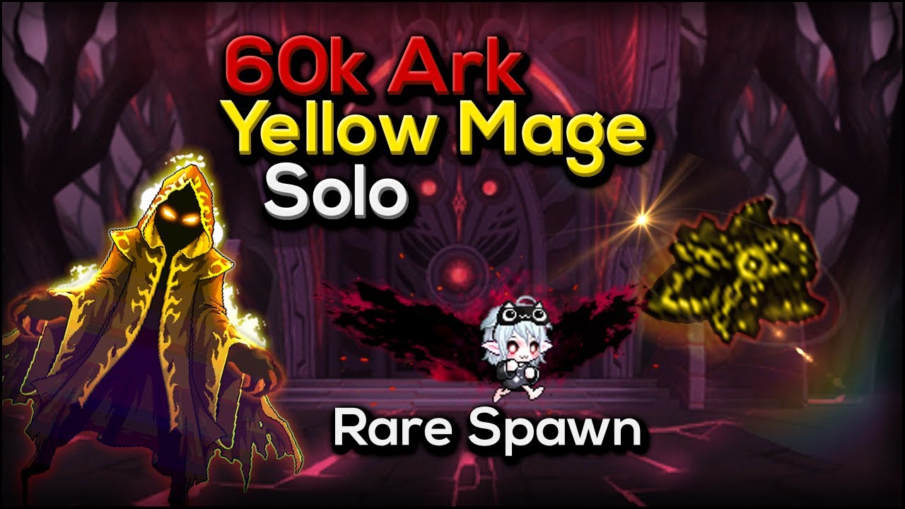 [Maplestory Kronos] 60k Ark Yellow Mage(Rare Spawn) Solo for Chance at ...