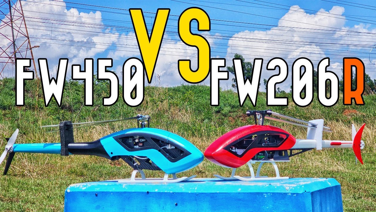 Today we test the Flywing FW450 vs Flywing FW206-R. - YouTube