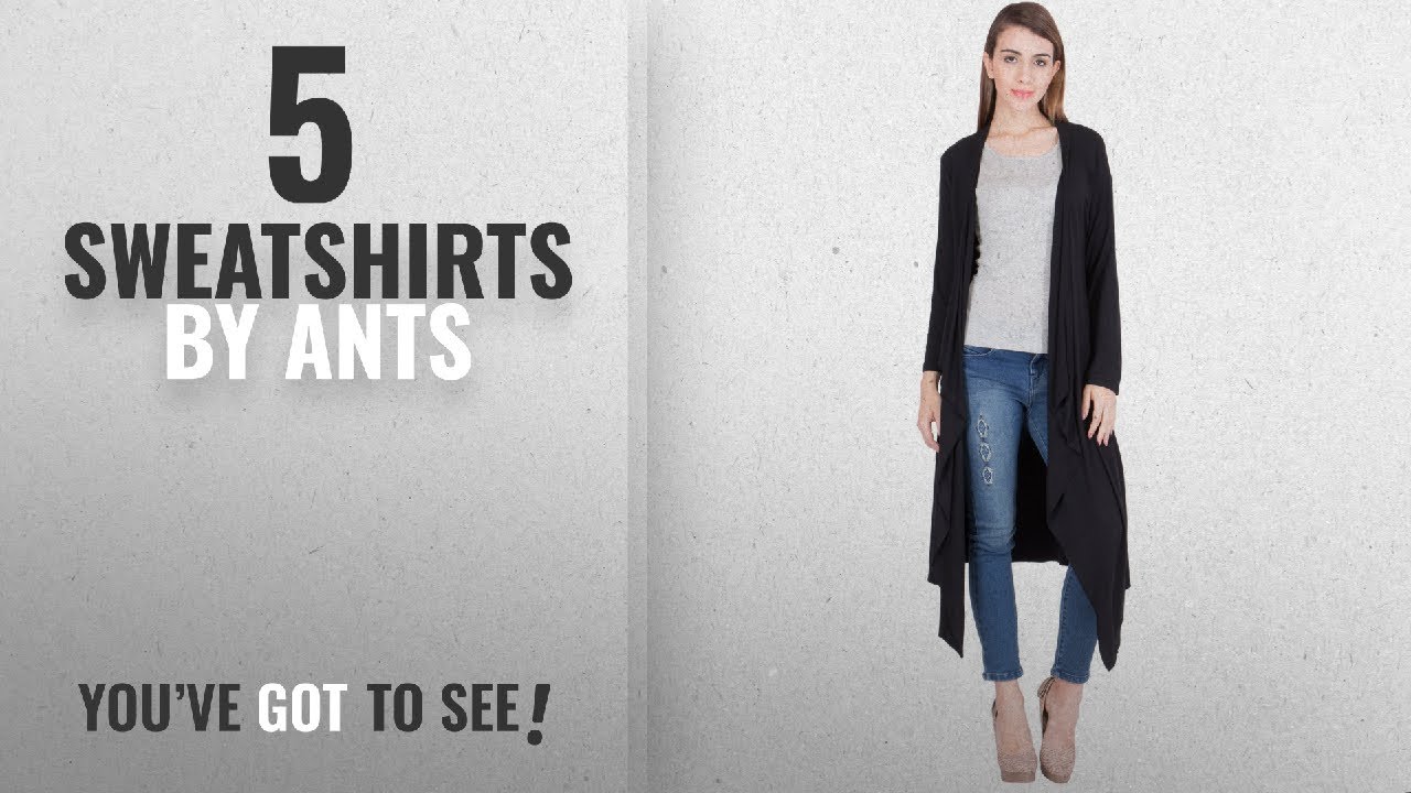 Top 10 Ants Sweatshirts [2018]: Ants Black Long Shrug Latest Fancy ...