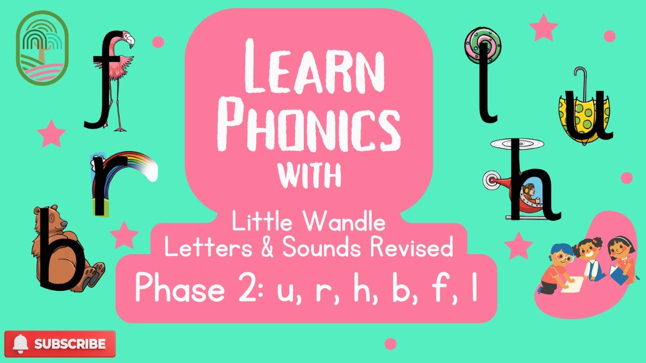 Learn Phonics | Phase 2: u, r, h, b, f, l | Little Wandle Letters ...