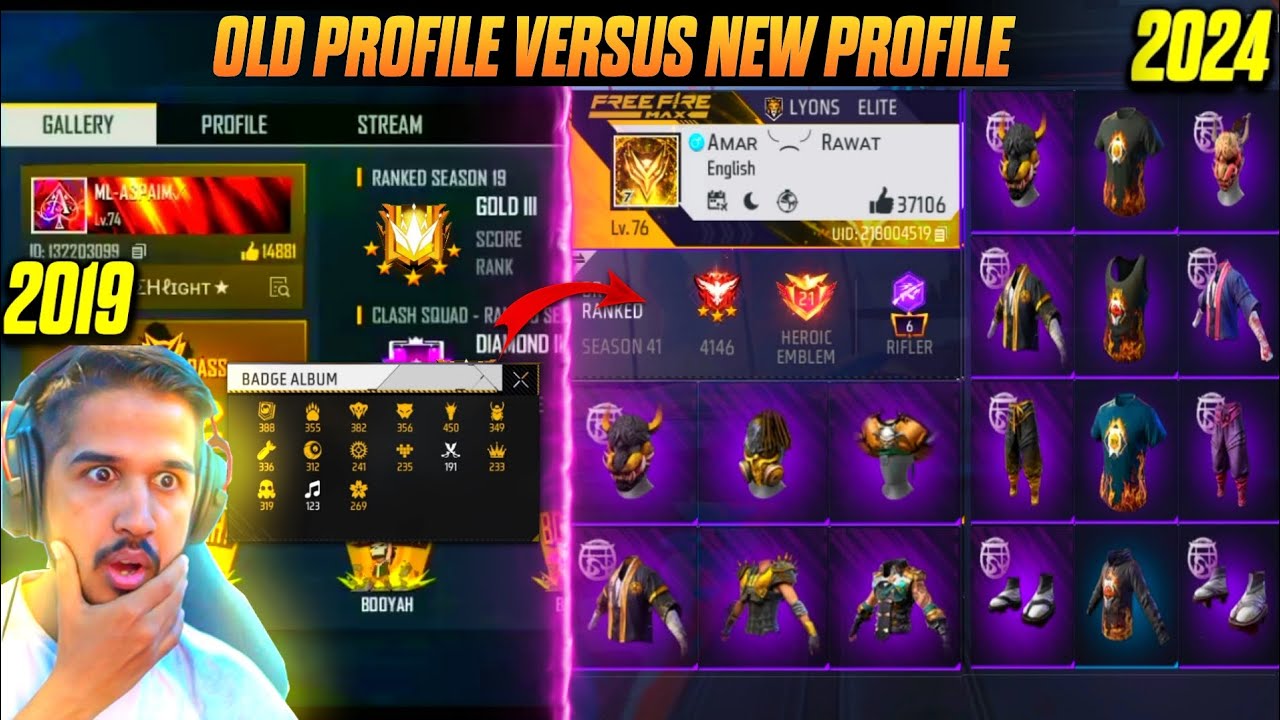 Searching Old Players Profile In 2024 Free Fire Old Player Uid - YouTube