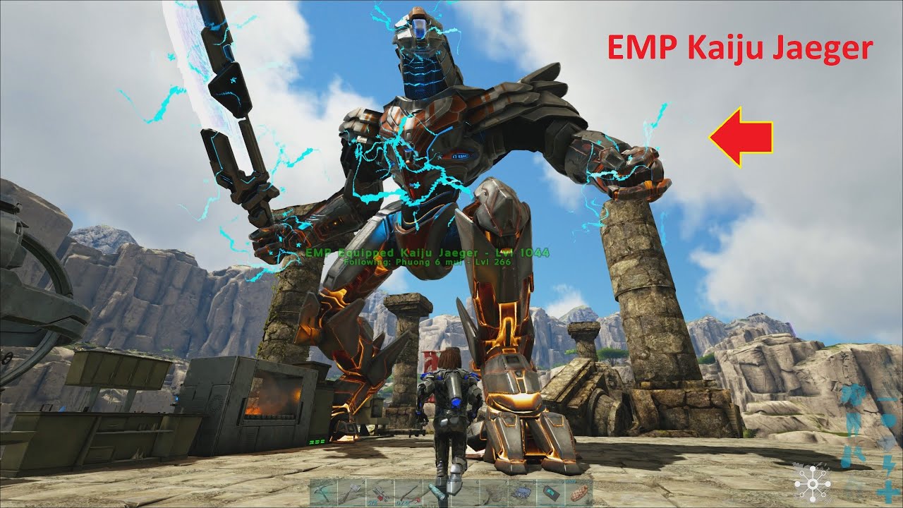 ARK Monster #13 - Mình sơn súng tăng dame, đại chiến Siêu boss trong ...