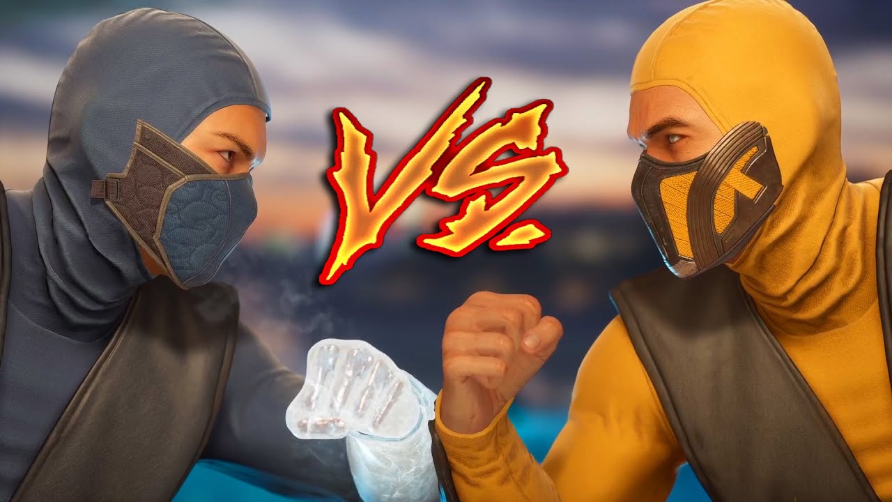 Mortal Kombat 1 Scorpion 95 VS Sub Zero 95 - (Doblaje Latino) - YouTube