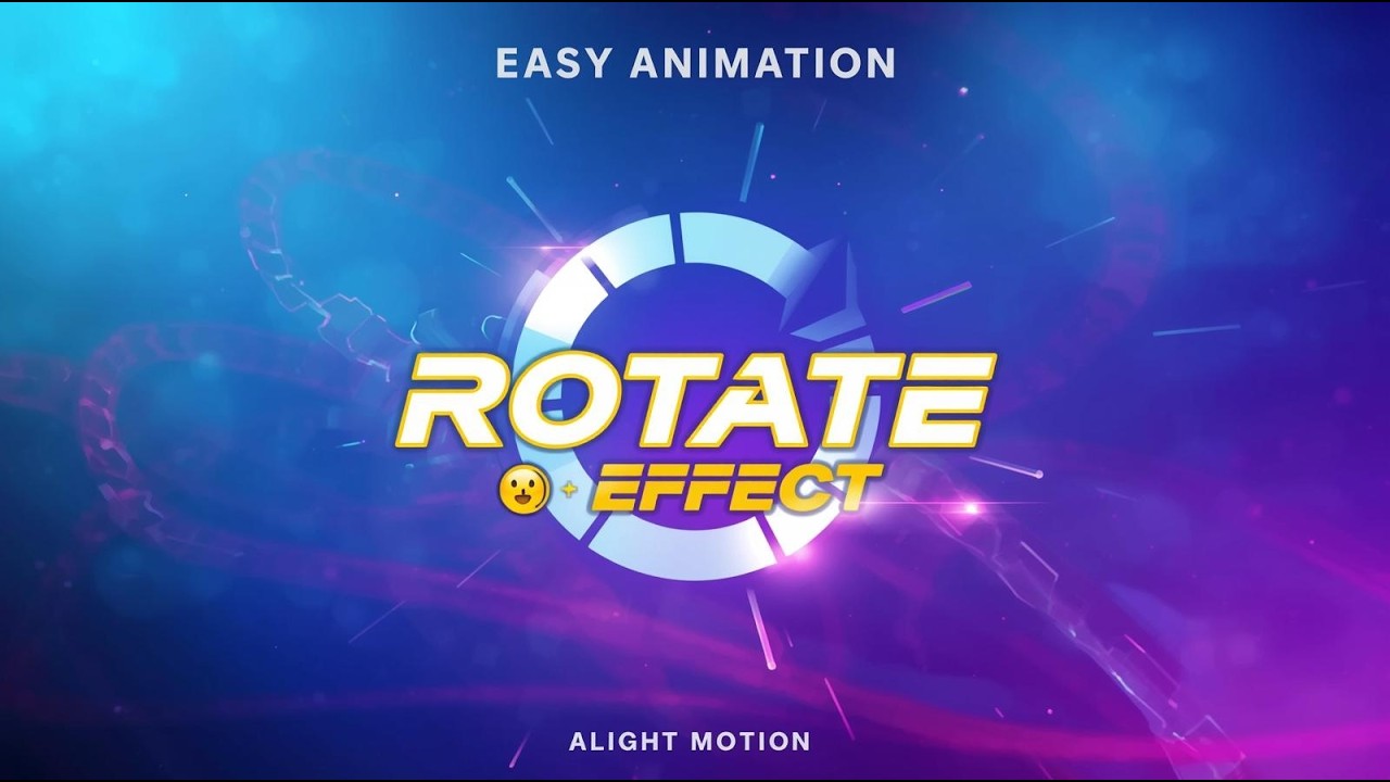 How to Create Smooth Rotate Animation in Alight Motion | Easy & Free ...