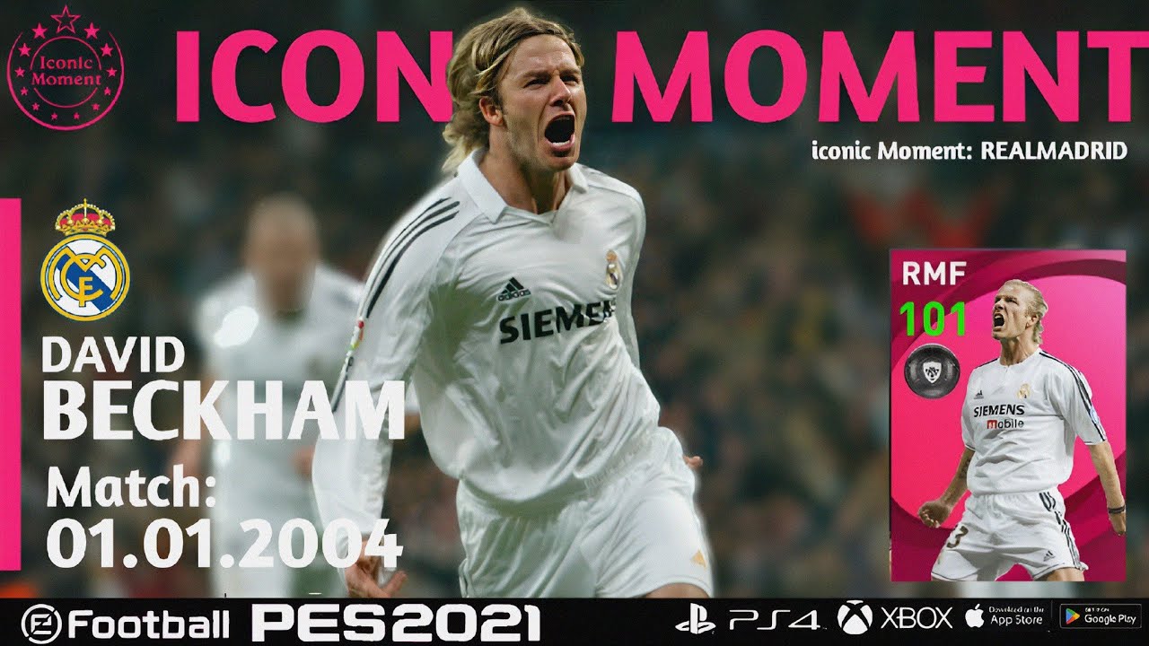 PES 2021 - FREE DOWNLOAD FACE David Beckham 2004 [4K] - YouTube