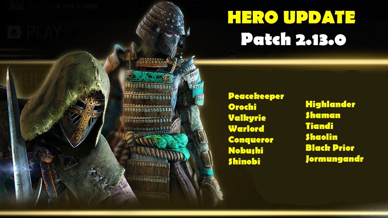 The Peacekeeper Feels A Lot Better After The Last Update | For Honor ...