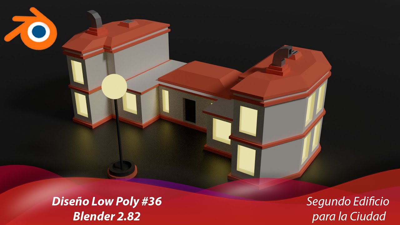 Segundo edificio para la ciudad | Diseño Low Poly Blender 2.82 #36 - YouTube