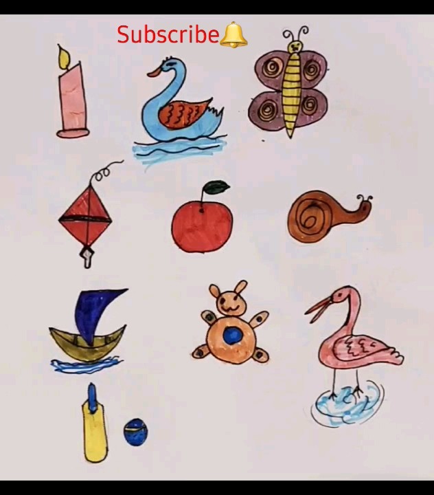 12345678910 numbers drawing ideas - YouTube