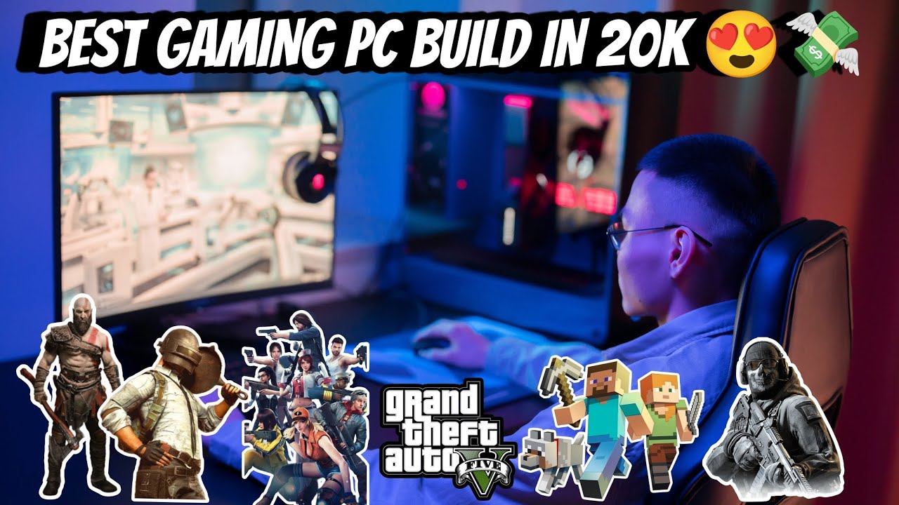 Best gaming pc build in 20k | best gaming pc build 2023 | cheap price ...