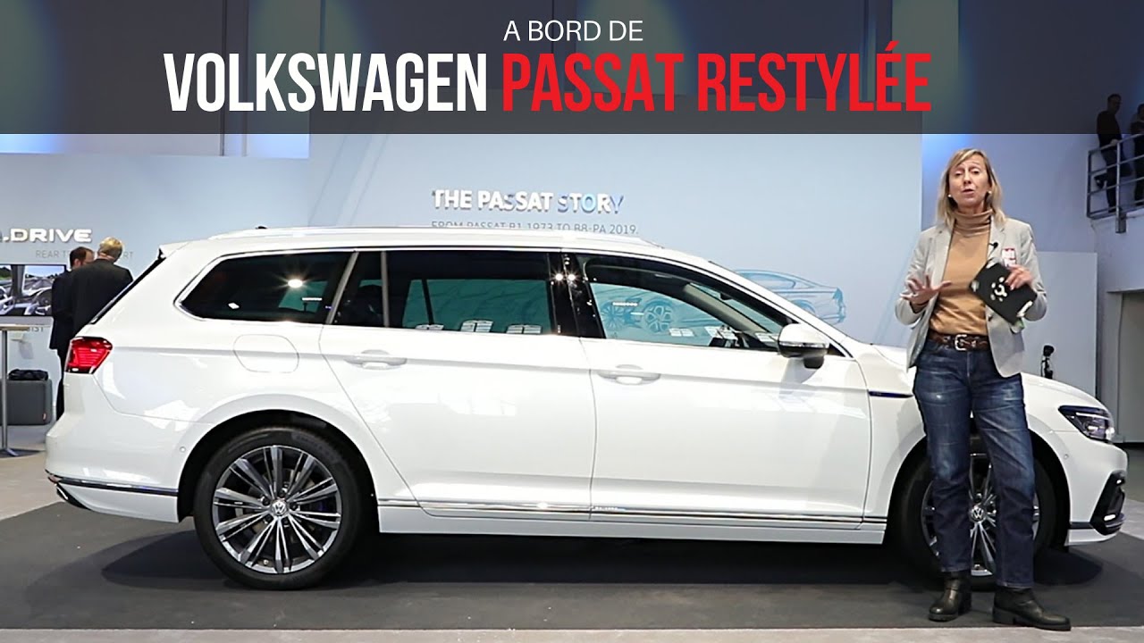 A bord de la Volkswagen Passat restylée (2019) - YouTube