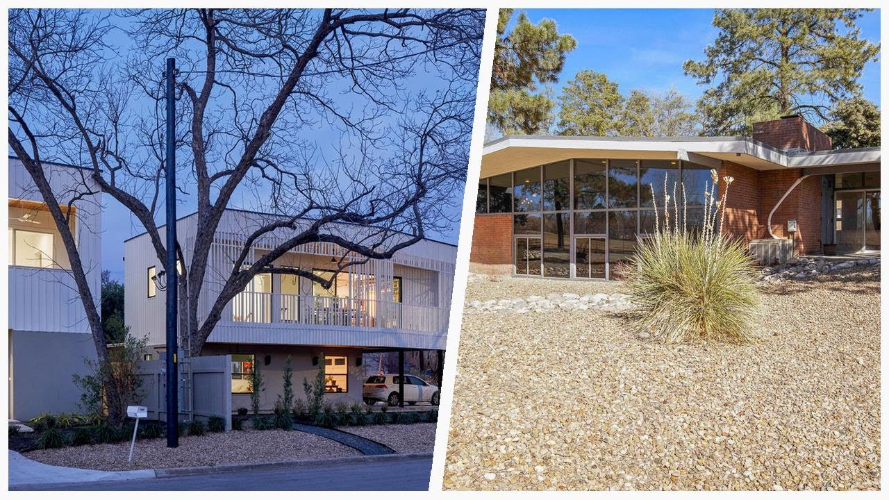 75 Budget Mid-century Modern Exterior Home Design Ideas You'll Love ⭐️ ...