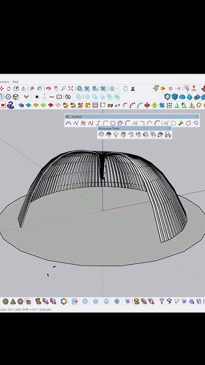 create complex FACADE IN SKETCHUP / sketchup tutorial ADVANCE - YouTube