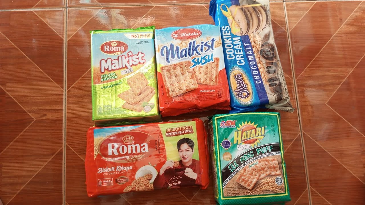 berbagai macam biscuit roma malkist, malkist susu, okebis, roma kelapa ...