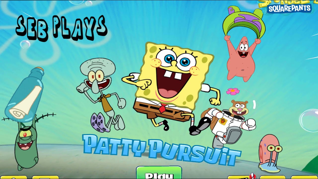 SPONGEBOB PATTY PURSUIT GAMEPLAY!! - YouTube