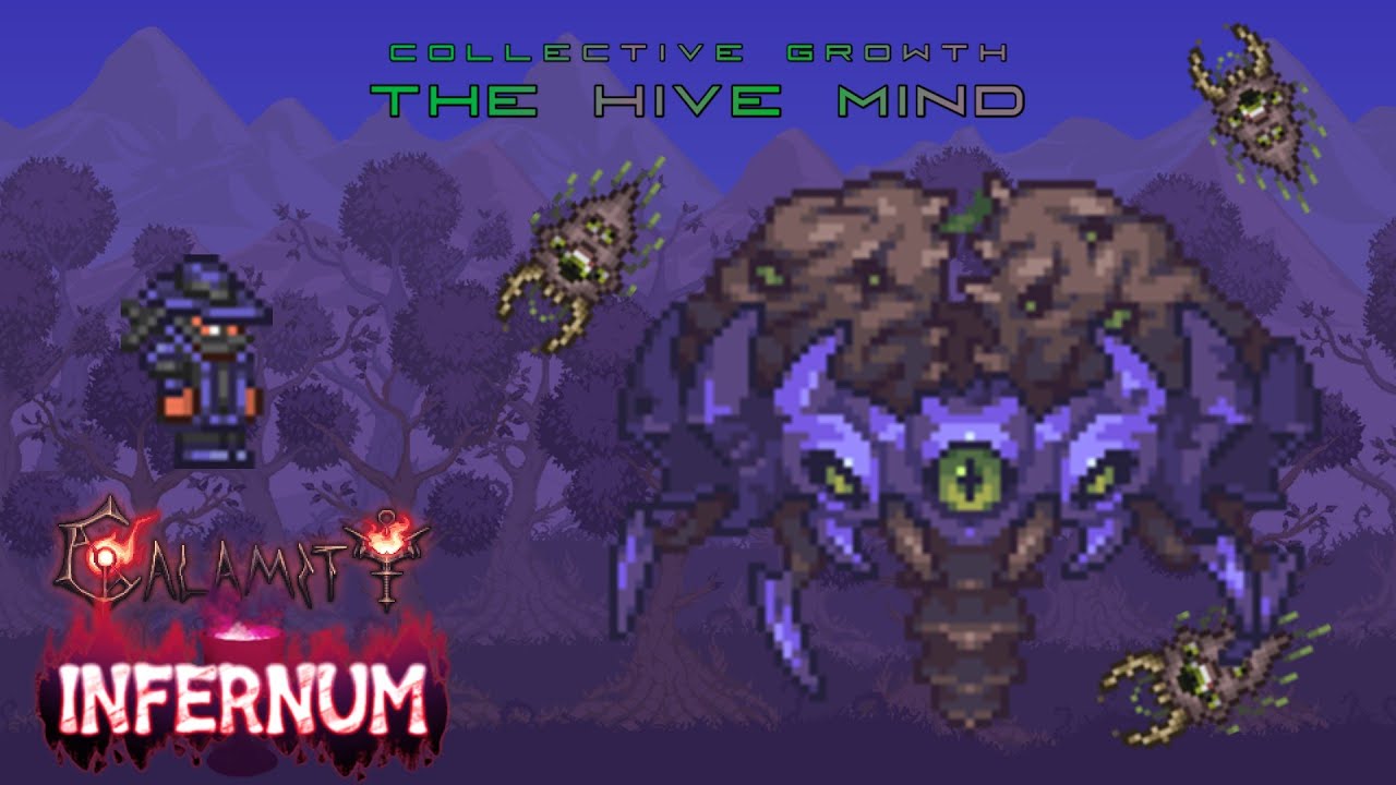 Infernum Hive Mind with Summoner | Terraria Calamity Mod - YouTube