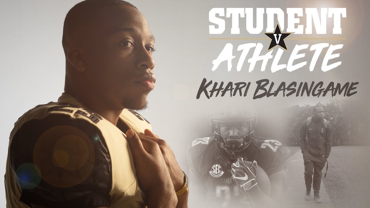Khari Blasingame: Running Back and Graduate Student - YouTube