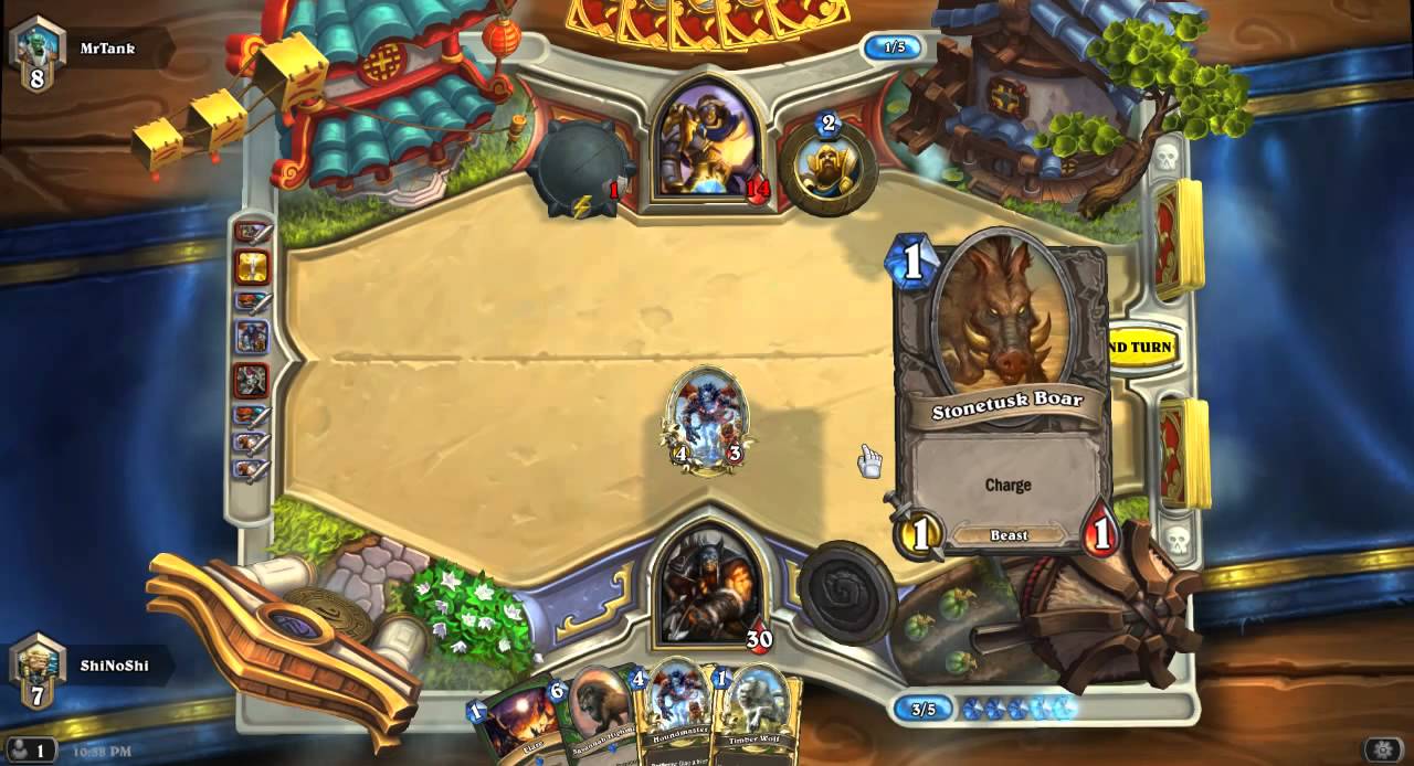 [Hearthstone] Ranked Ladder: Safari Hunter vs Custom Paladin ...