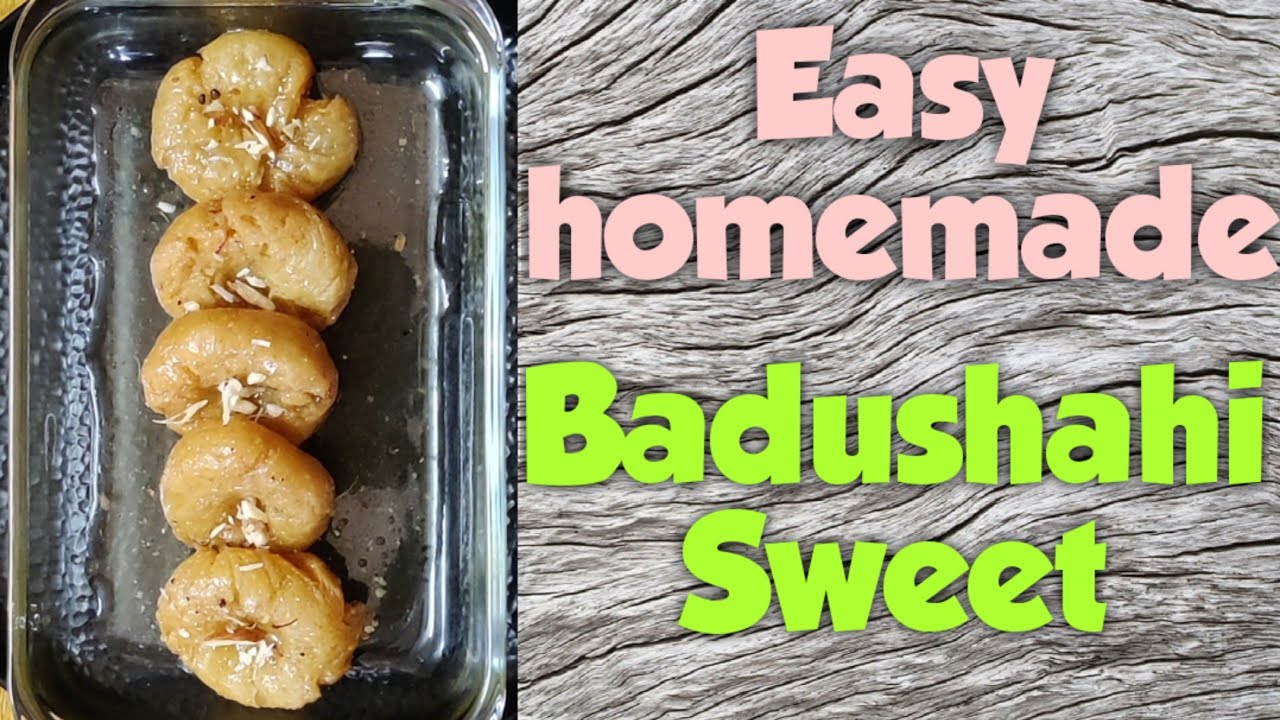 Badushahi recipe|Home made Balusha recipe|Badushahi sweet recipe - YouTube