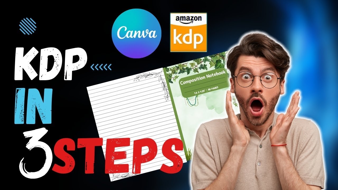 How to design a journal in canva for amazon kdp - YouTube