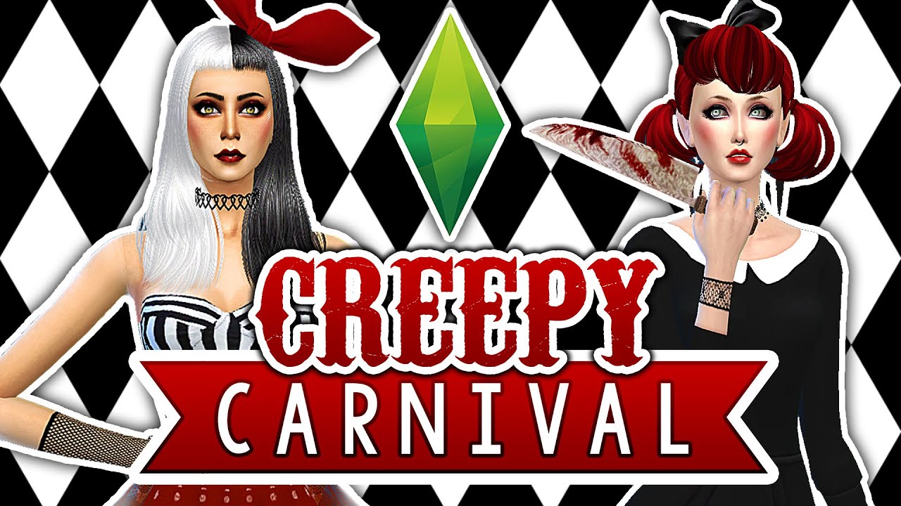 The Sims 4: Create a Sim // ♢ Creepy Carnival ♢ - YouTube