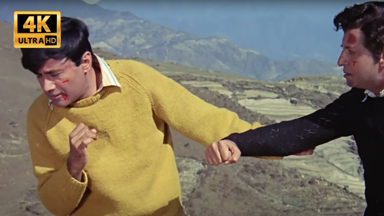 Climax - Main Tera Bhai Hoon - Johny Mera Naam - Dev Anand, Hema Malini, Pran - 4K - YouTube