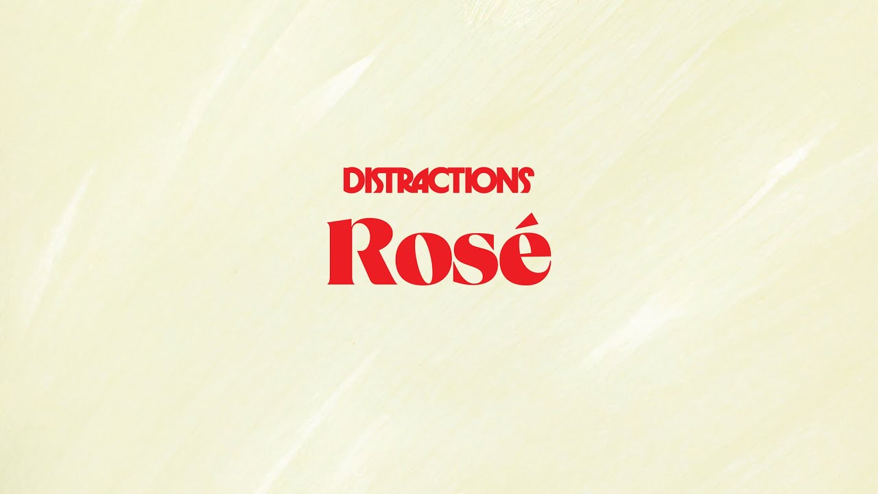 Distractions - Rosé (Audio Officiel) - YouTube
