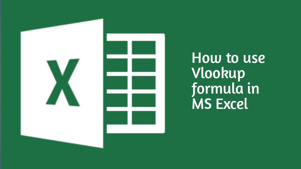 How To Use Vlookup Formula In Microsoft Excel Tutorial In Ms Excel