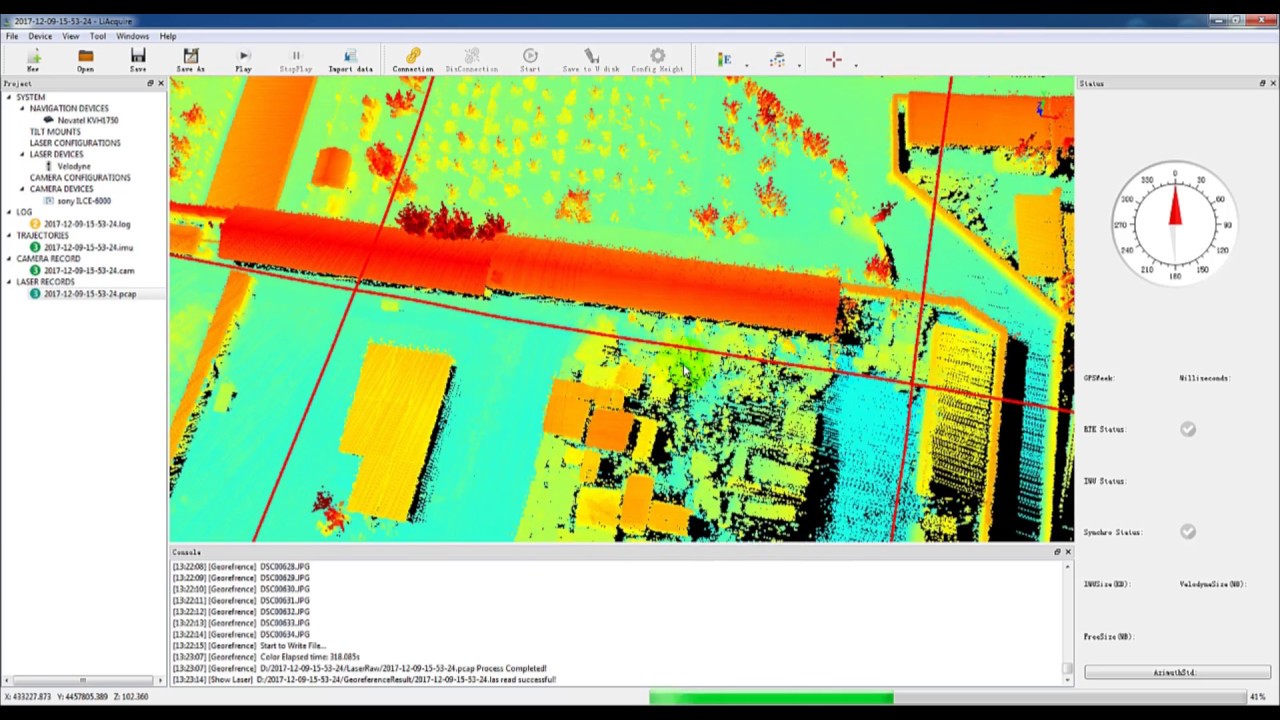LiAcquire & LiDAR360 | POS processing and Point Cloud Generation - YouTube