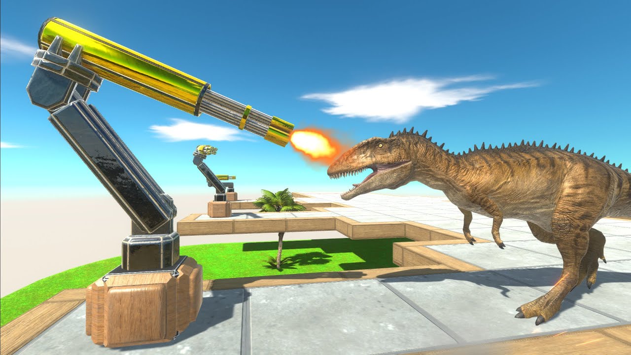 Machine gun challenge for all units - Animal Revolt Battle Simulator ...