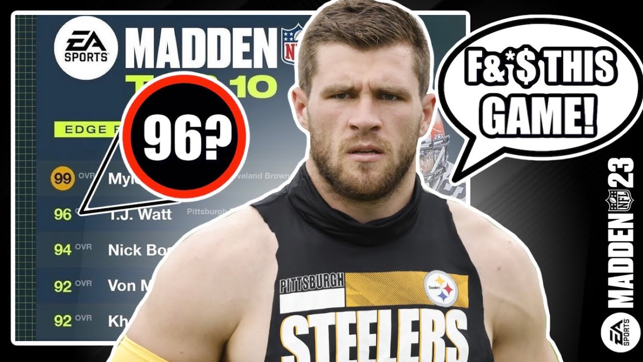 Madden 23's Edge Rusher Ratings are Reveled and They are a MESS! - YouTube