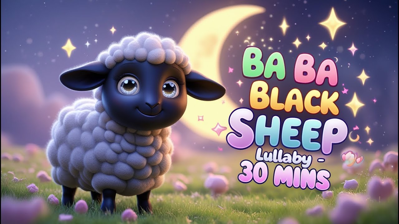 Ba Ba Black Sheep - 30 Minute Magical Kids Bed Time Lullaby 🌙 - YouTube