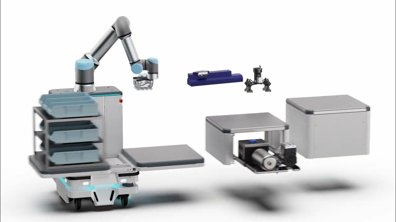 UV Sanitizing Autonomous ER-FLEX Mobile Cobot For Hospitality | Enabled Robotics - YouTube