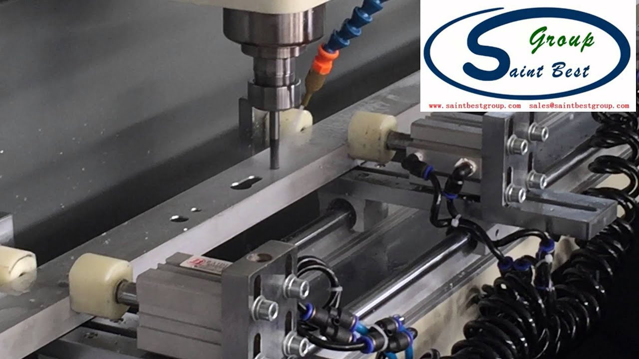 CNC Milling Machine for Aluminum Profile - YouTube