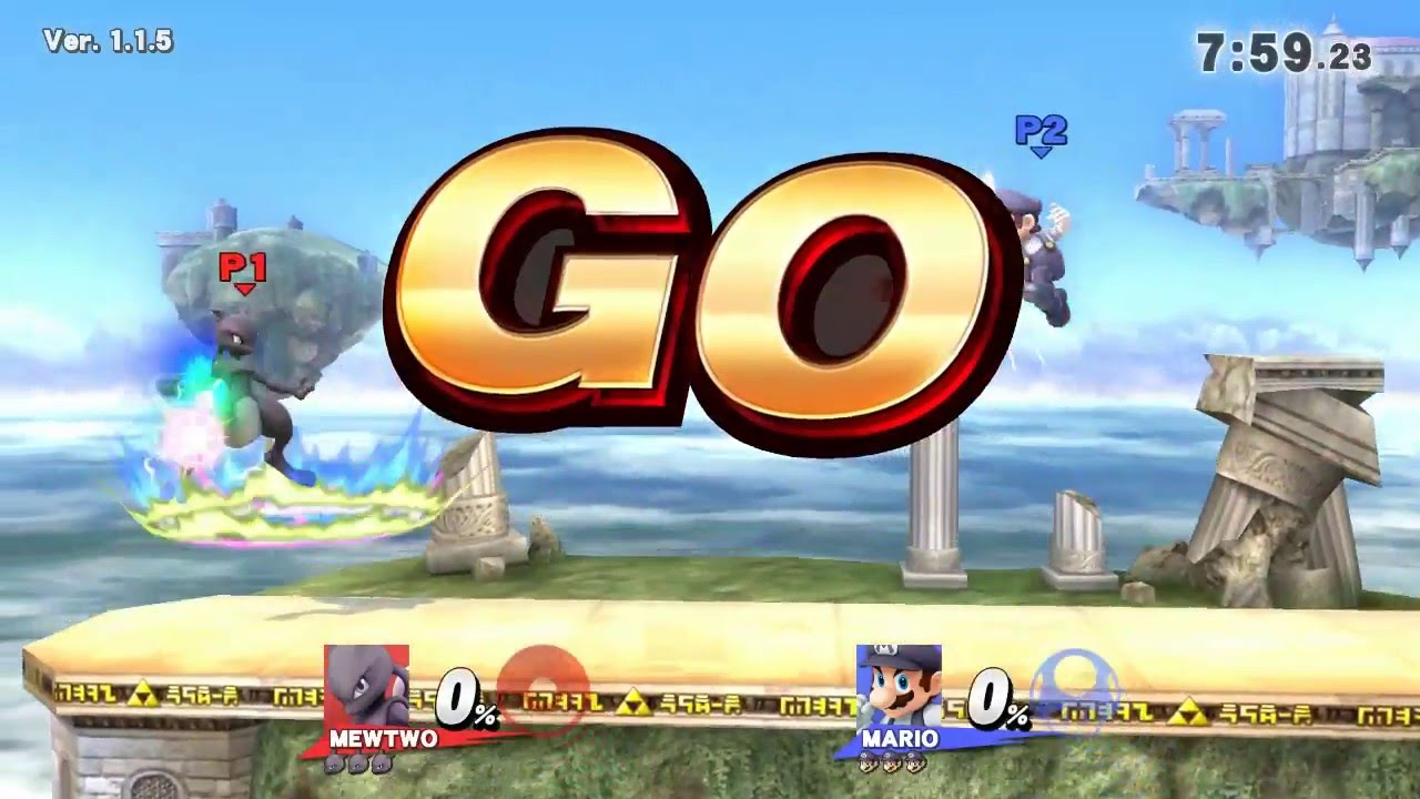 SSB4 - AxCis (Mario) vs. Fini (Mewtwo) - YouTube